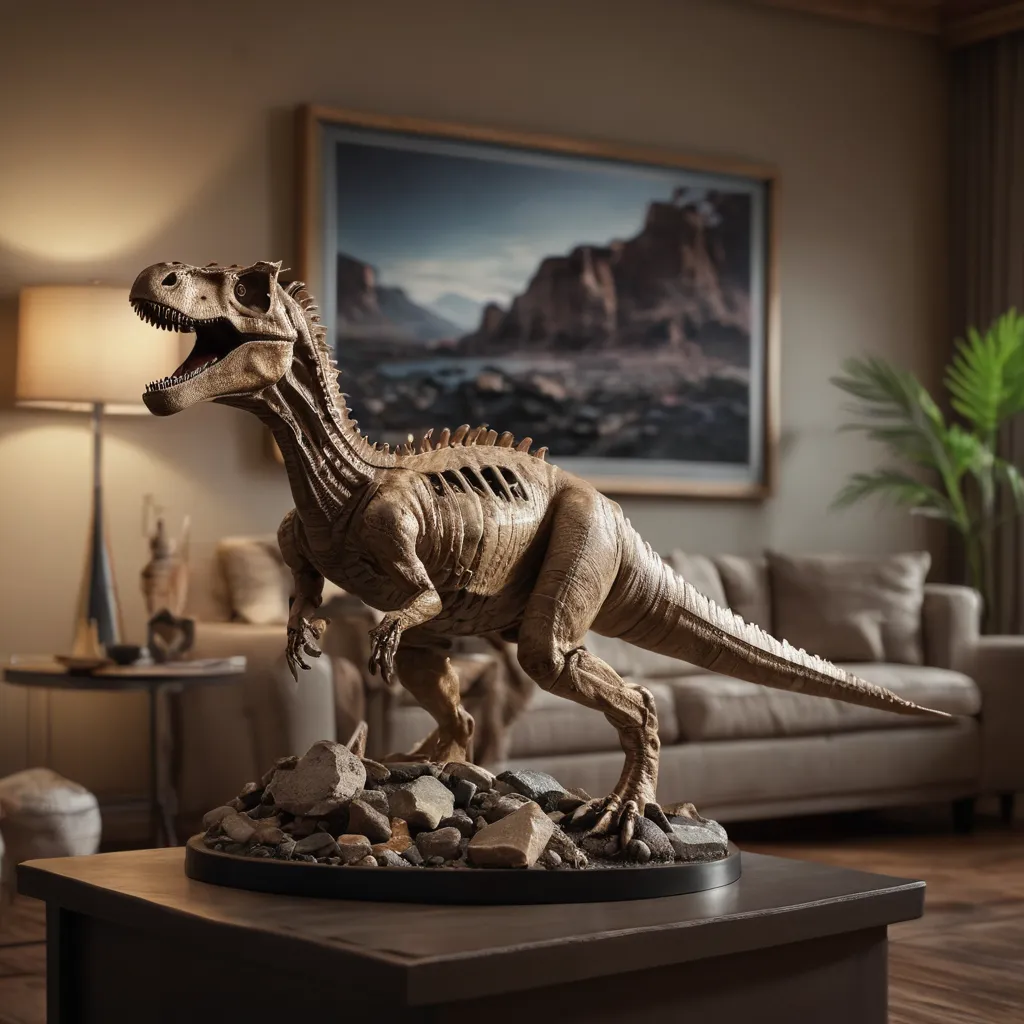 Uncovering the Charm of Dinosaur Fossil Decor