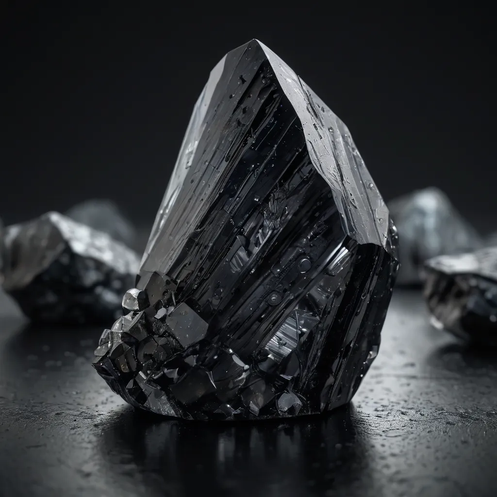 Diverse Types of Black Crystals: Formation and Significance