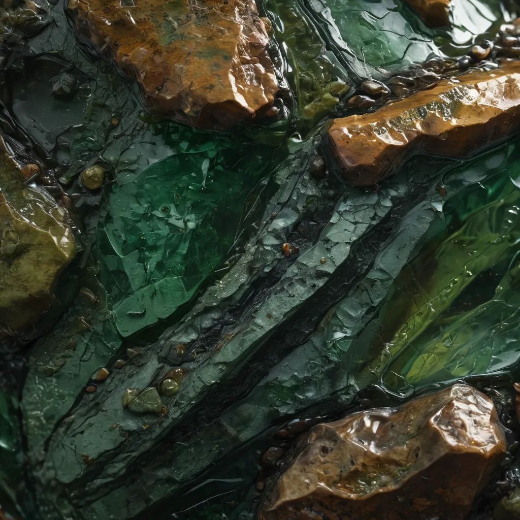 Exploring the Unique Properties of Green Glass-Like Rocks