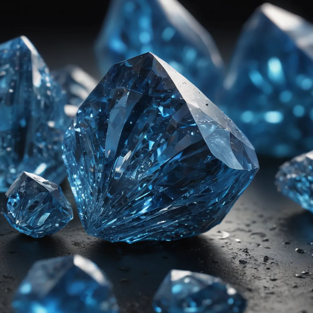 Exploring the Allure of Blue Sparkly Crystals