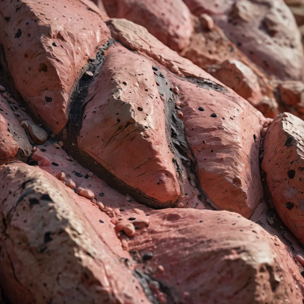 Exploring the Wonders of Pink Rock with Black Spots