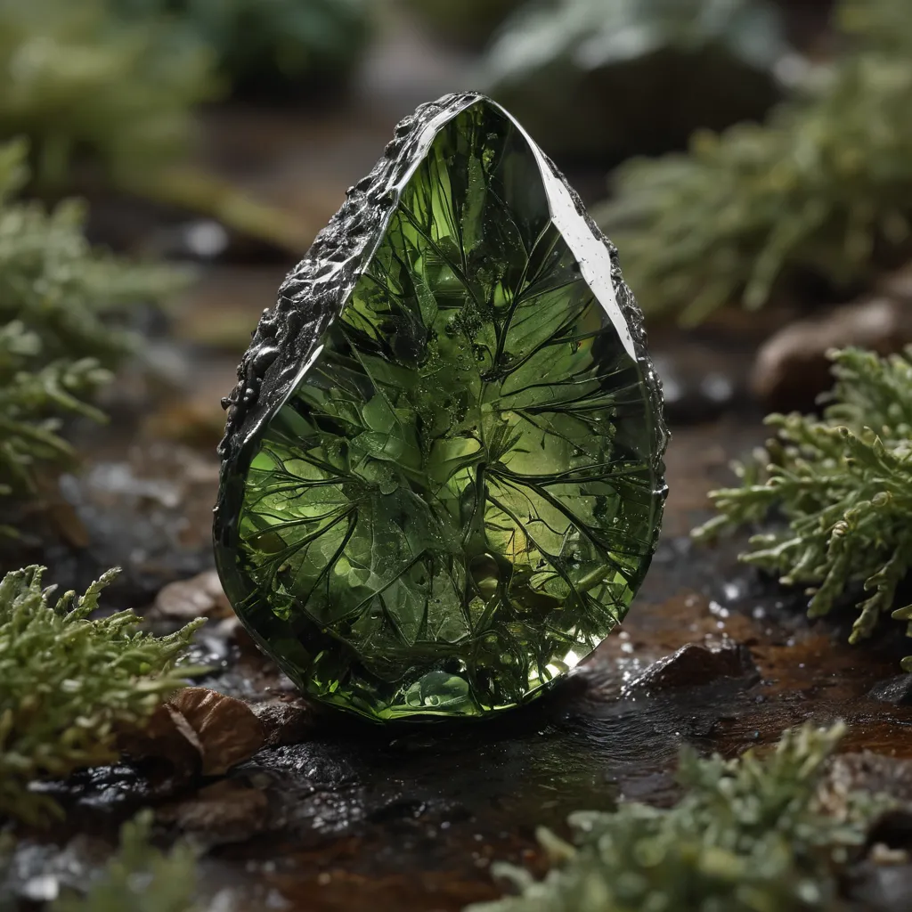 Exploring the Depths of Polished Moldavite