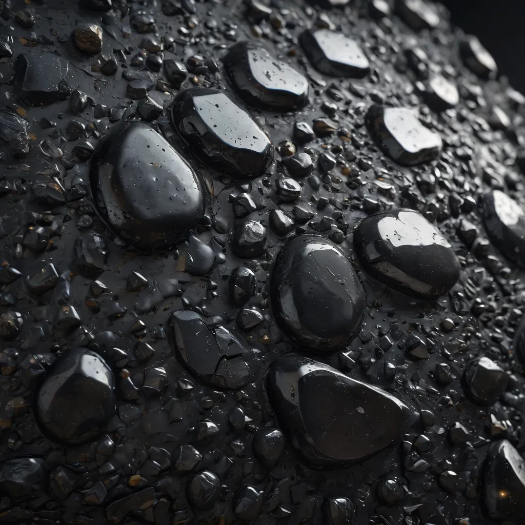 Exploring the Beauty of Sparkling Black Stones